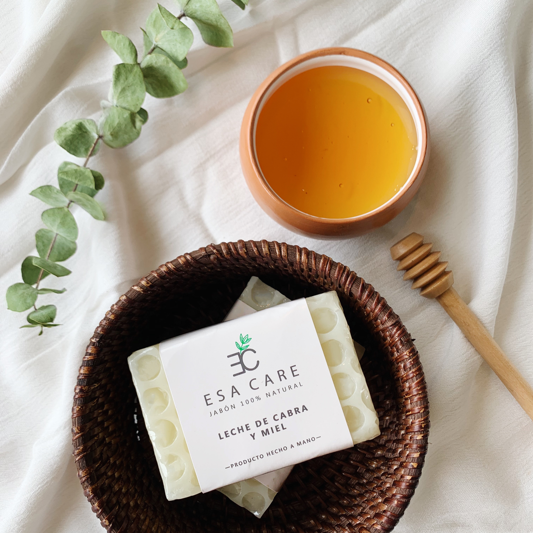 Jabón de leche de cabra y miel (120gr) – EsaCare